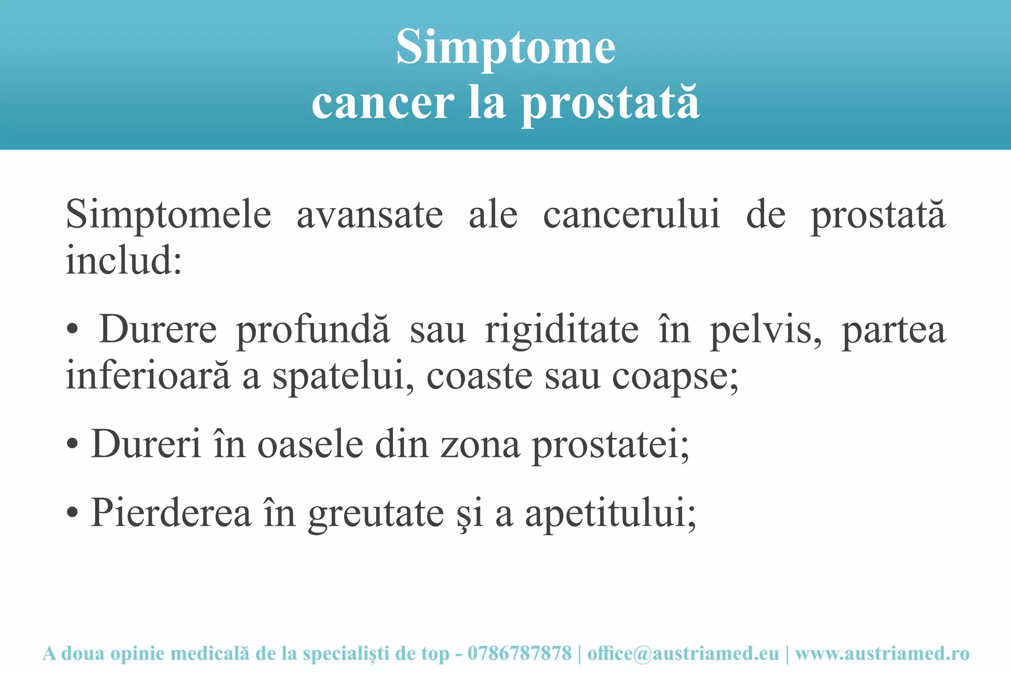 Cancer la prostata - ce este, diagnostic, tratament | PDF