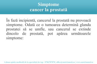 Cancer la prostata - ce este, diagnostic, tratament | PDF
