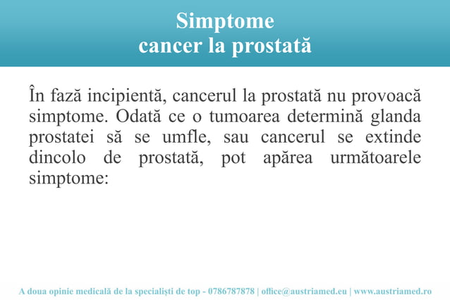 Cancer la prostata - ce este, diagnostic, tratament | PDF