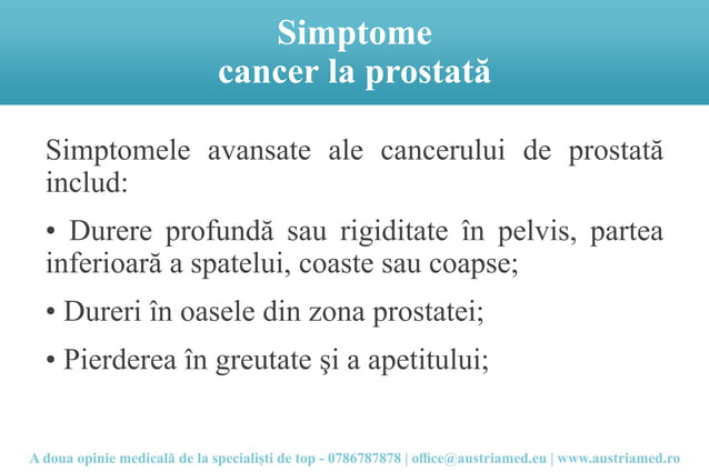 Cancer la prostata - ce este, diagnostic, tratament | PDF