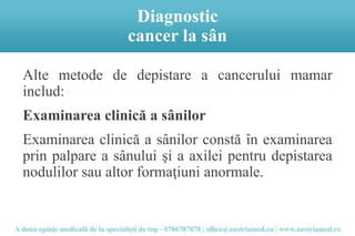 Cancer la san - ce este, diagnostic, tratament | PPT