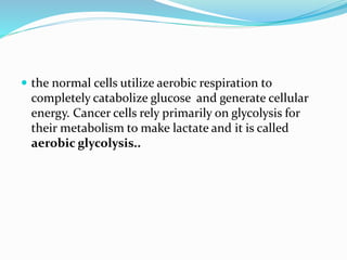Cancer metabolism | PPTX
