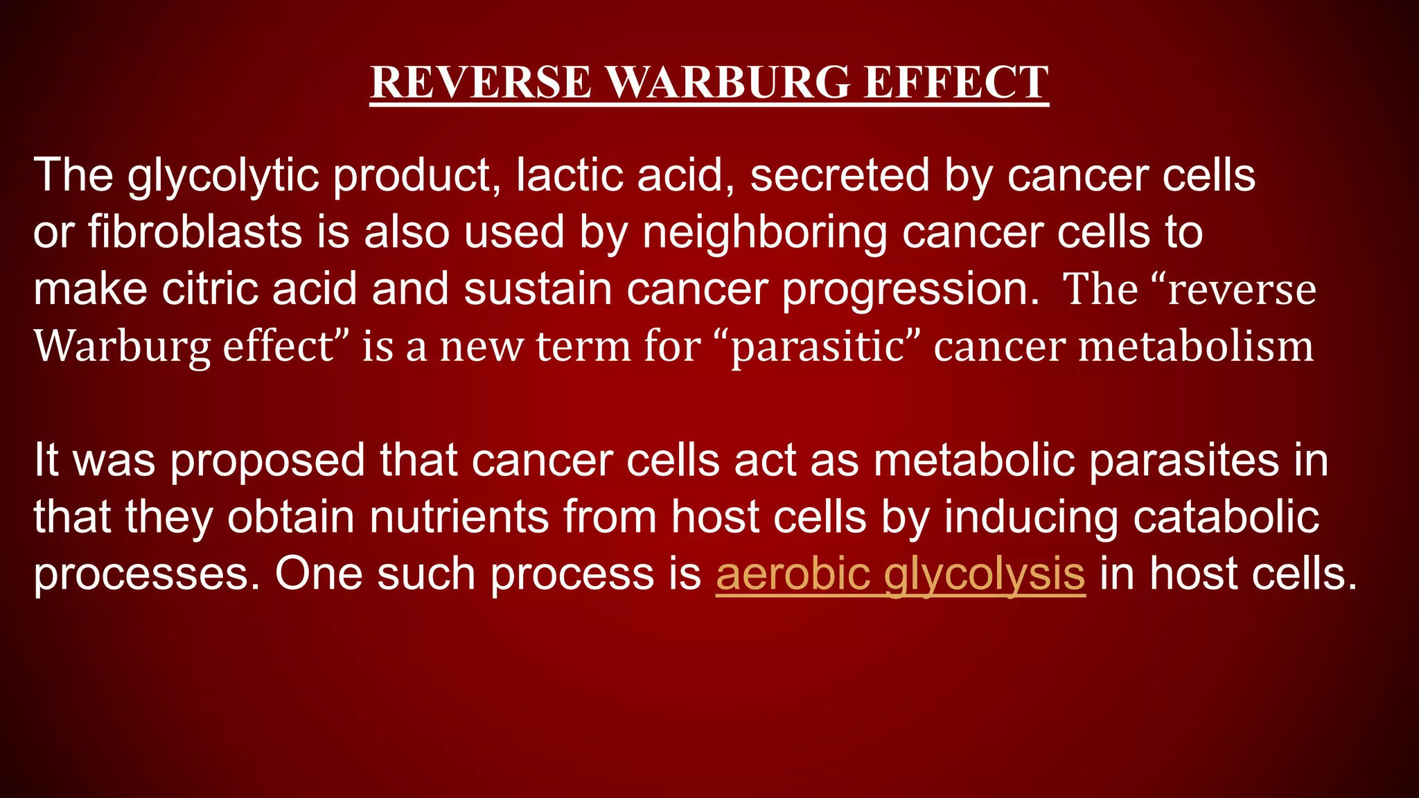 Cancer metabolism its theruputics | PPTX