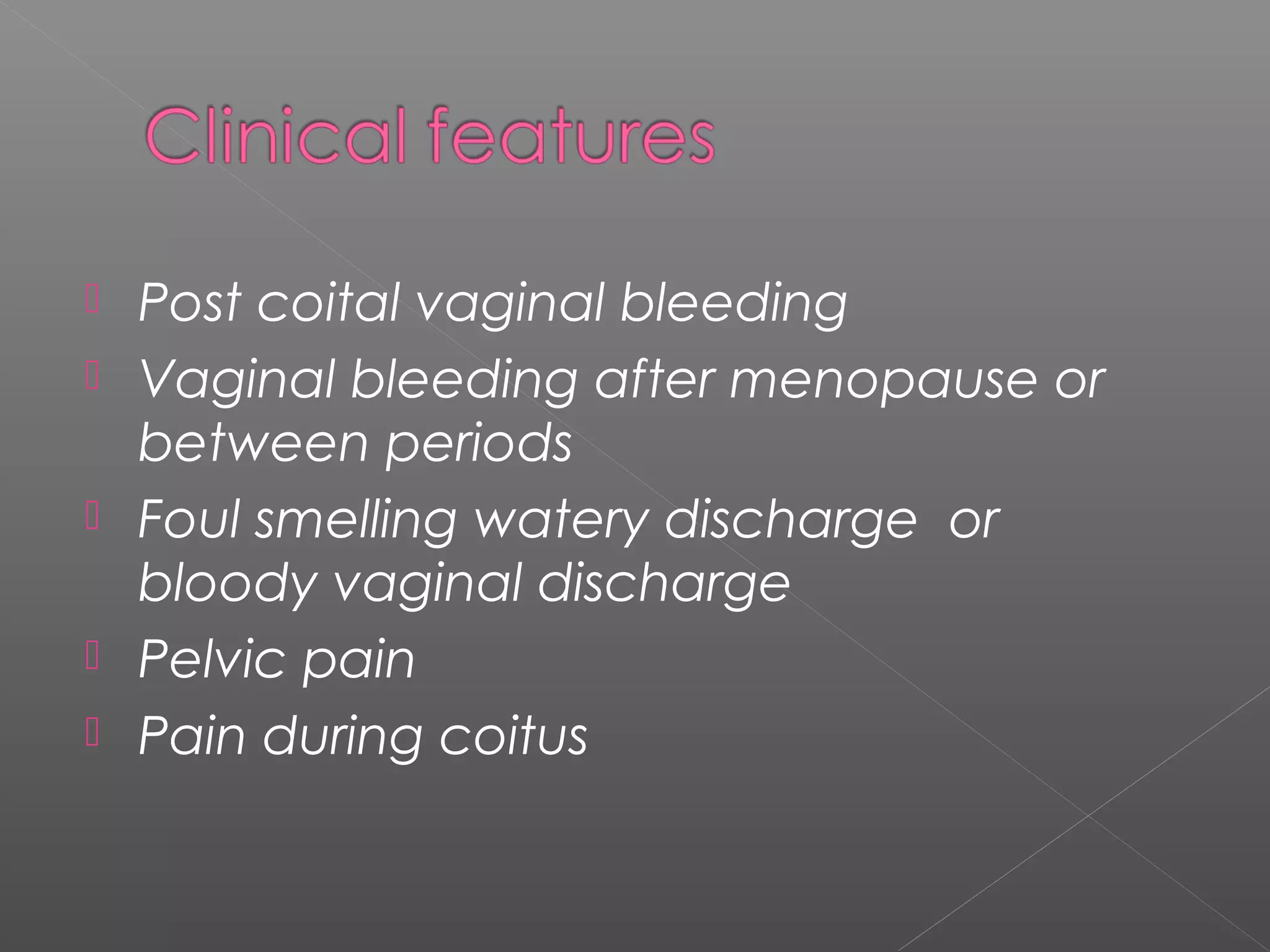 Cancer of cervix | PPT