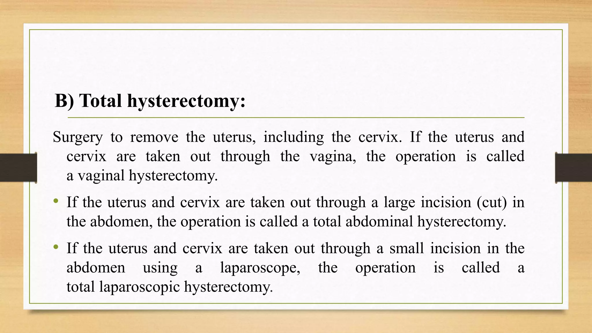 Cancer of cervix and its management | PPTX