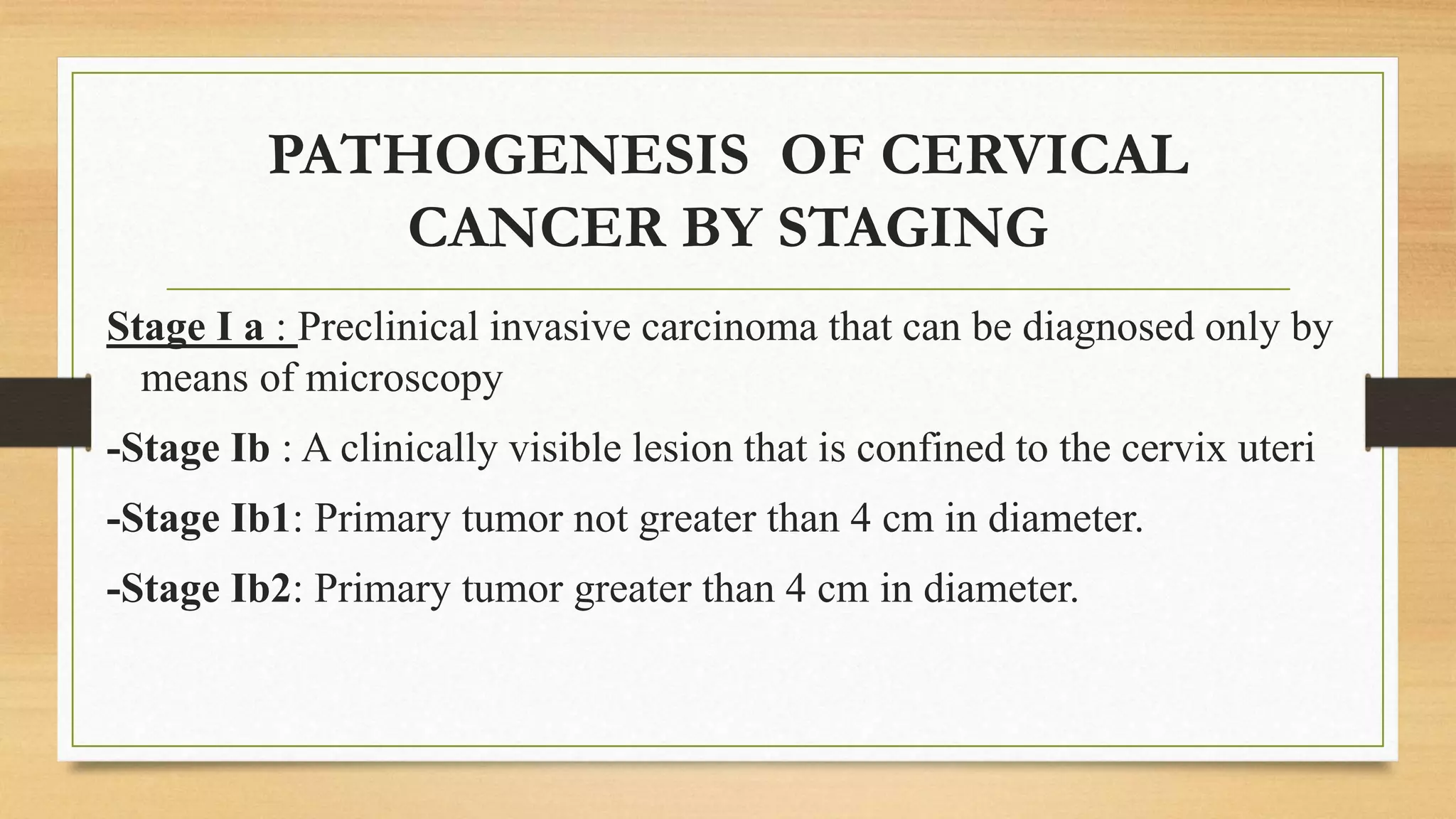 Cancer of cervix and its management | PPTX