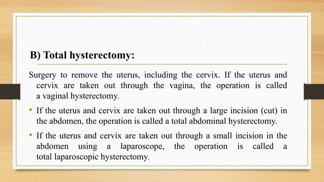 Cancer of cervix and its management | PPTX