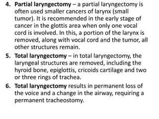 Cancer of larynx | PPTX