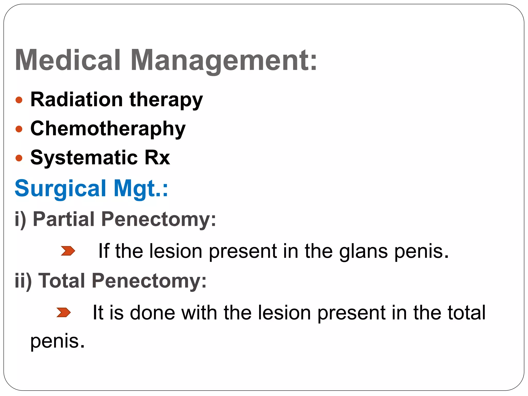 Cancer of penis | PPTX