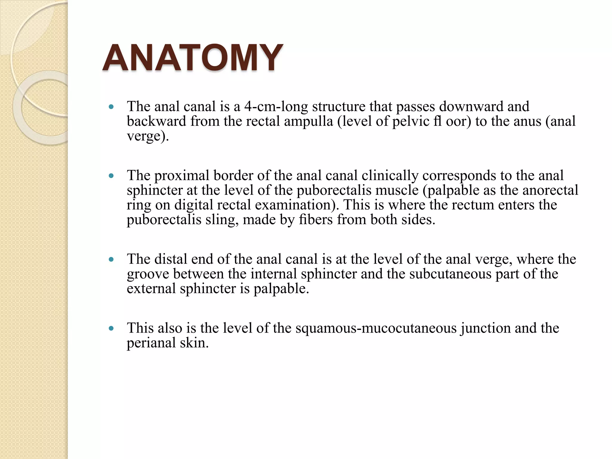 Cancer of the anal canal | PPTX