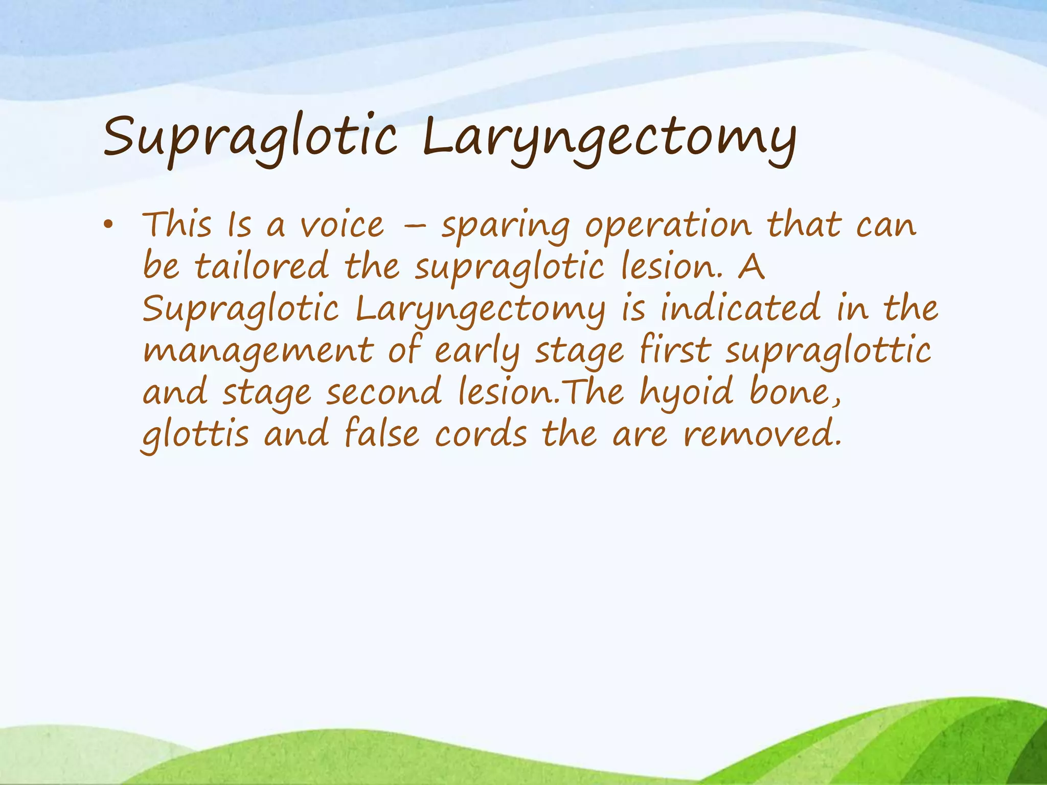 Cancer of the larynx | PPTX