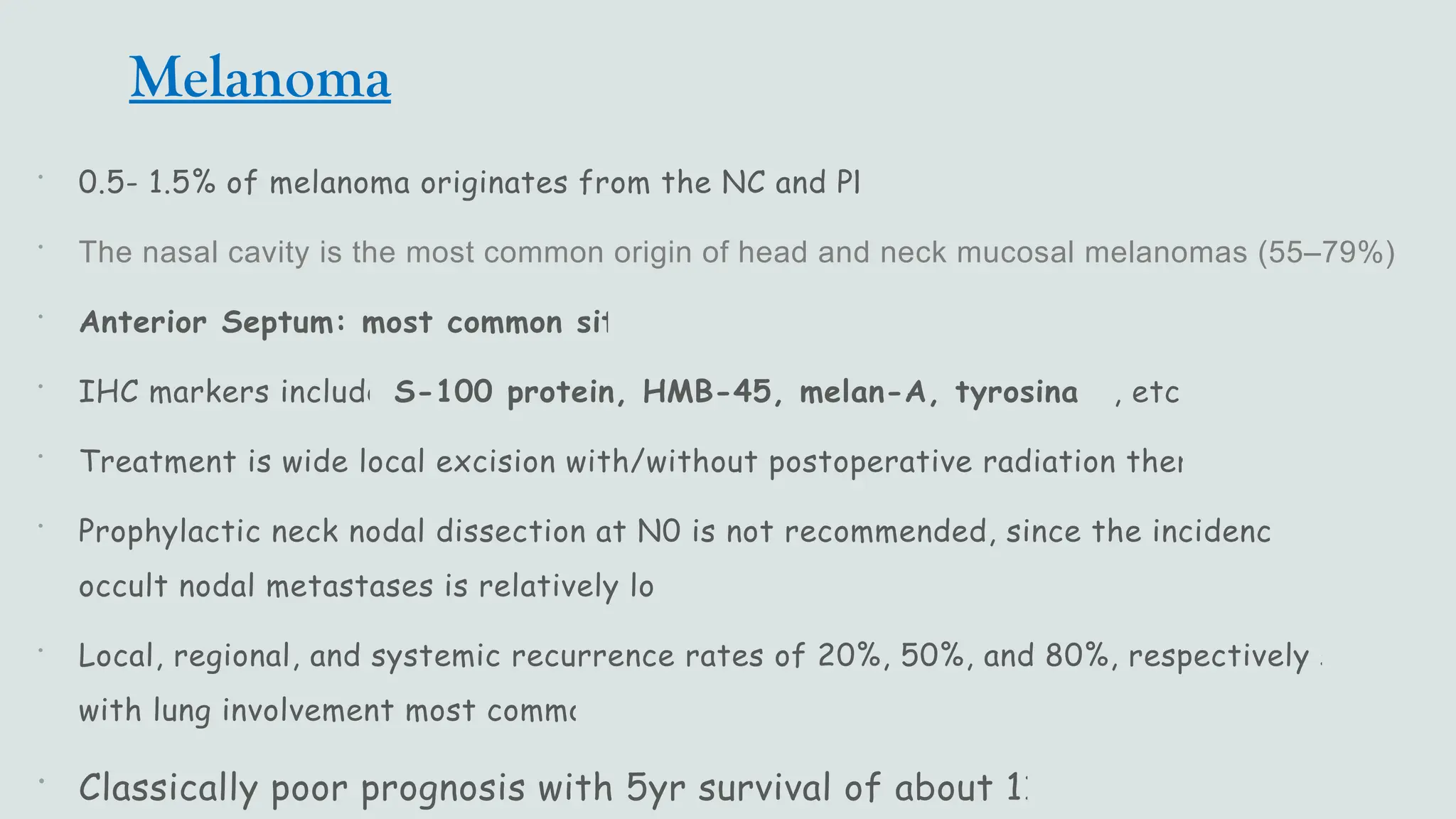 Cancer of the Nasal Cavity and paranasal sinus .pptx