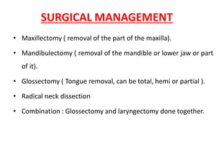 Cancer of the oral cavity | PDF