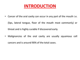 Cancer of the oral cavity | PDF