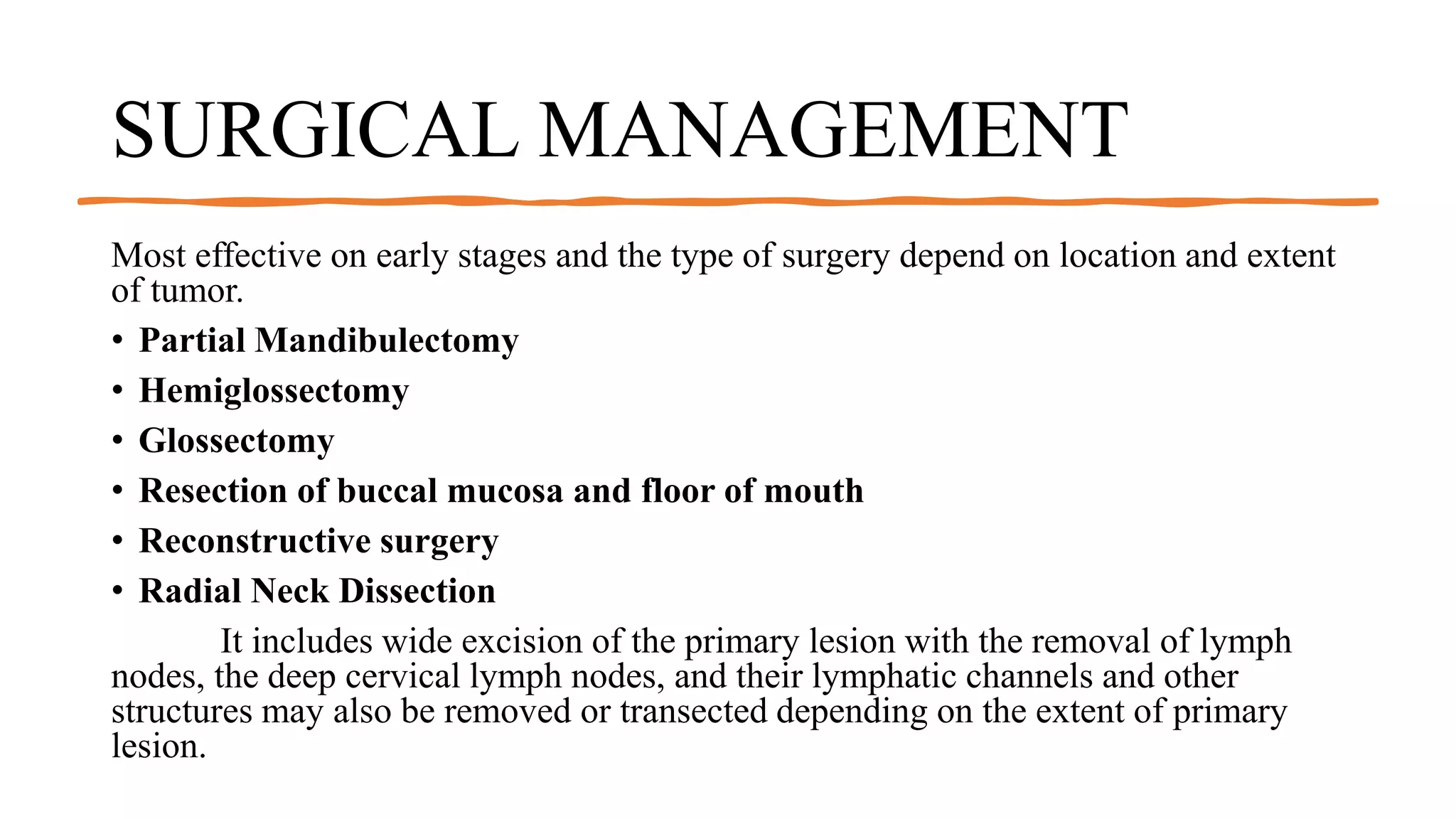 Cancer Of The Oral Cavity - Rahul SIR | PPTX