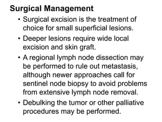 Cancer of the skin (malignant melanoma) | PPTX | Cancer | Diseases and ...