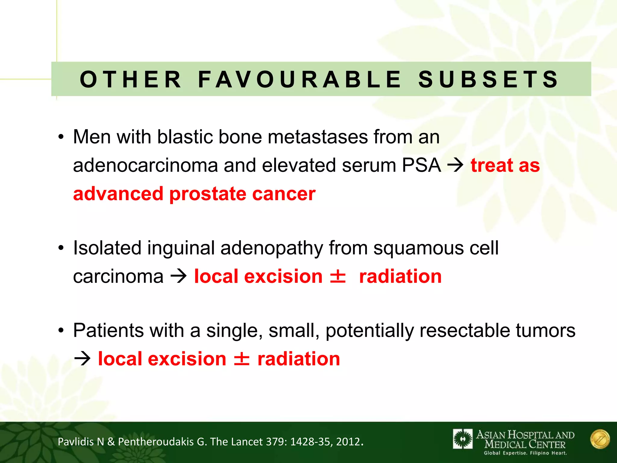 Cancer of unknown primary: Knowing the unknown | PPTX
