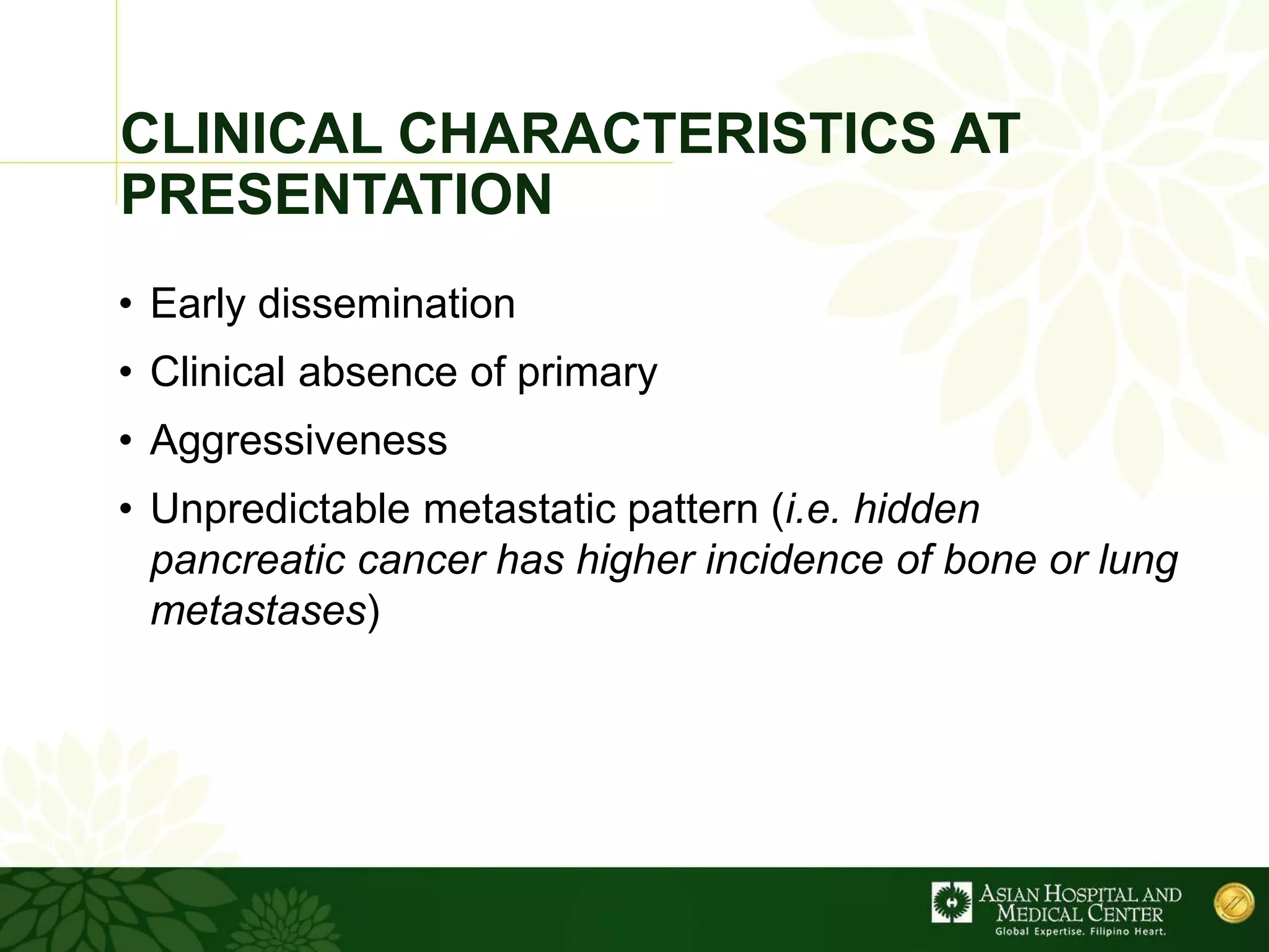 Cancer of unknown primary: Knowing the unknown | PPTX