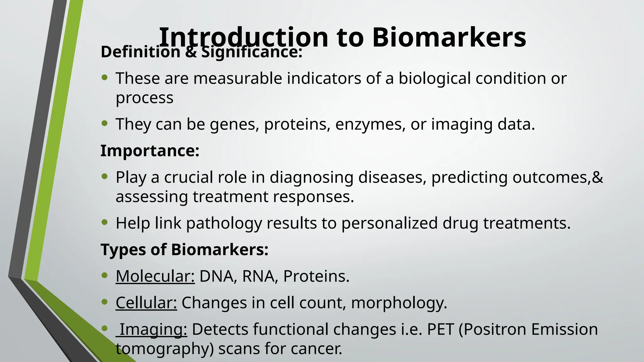 Cancerous biomarkers presentation. .pptx