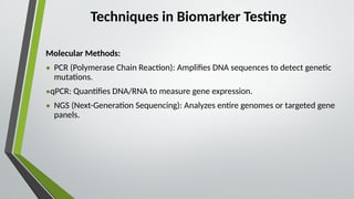 Cancerous biomarkers presentation. .pptx