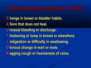 Cancer overview | PPT