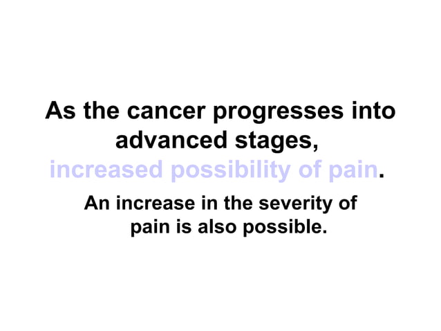 Cancer Pain | PPT