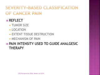 Cancer pain | PPTX