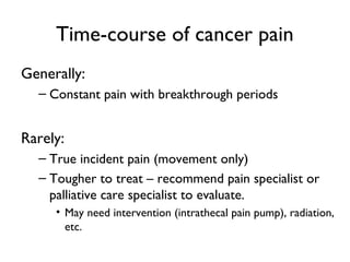 Cancer pain management | PPT