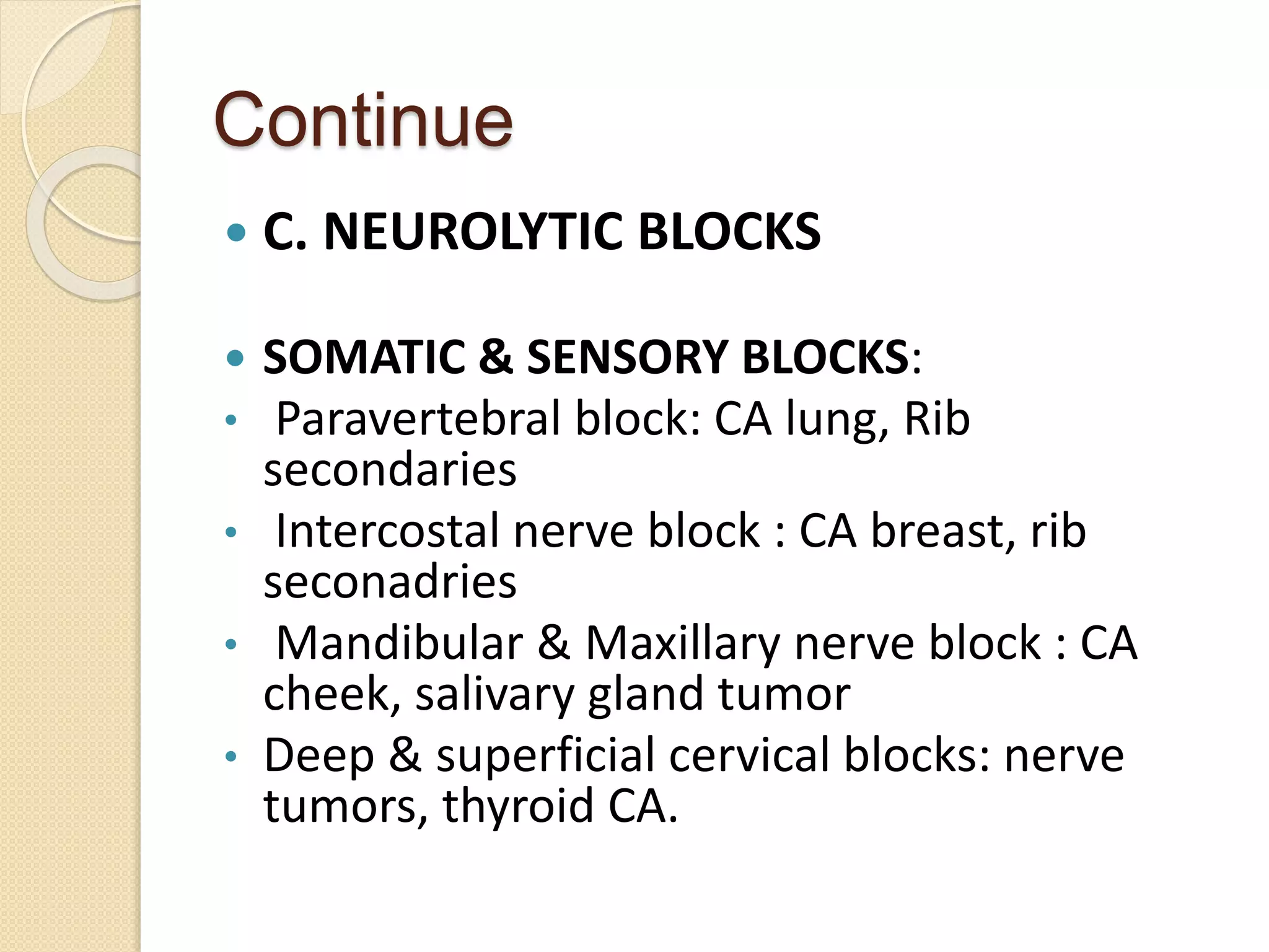 Cancer pain managment | PPTX