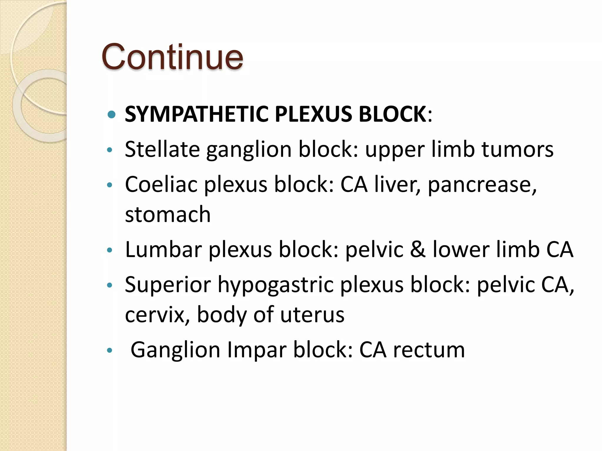 Cancer pain managment | PPTX