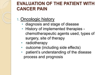 Cancer pain managment | PPTX