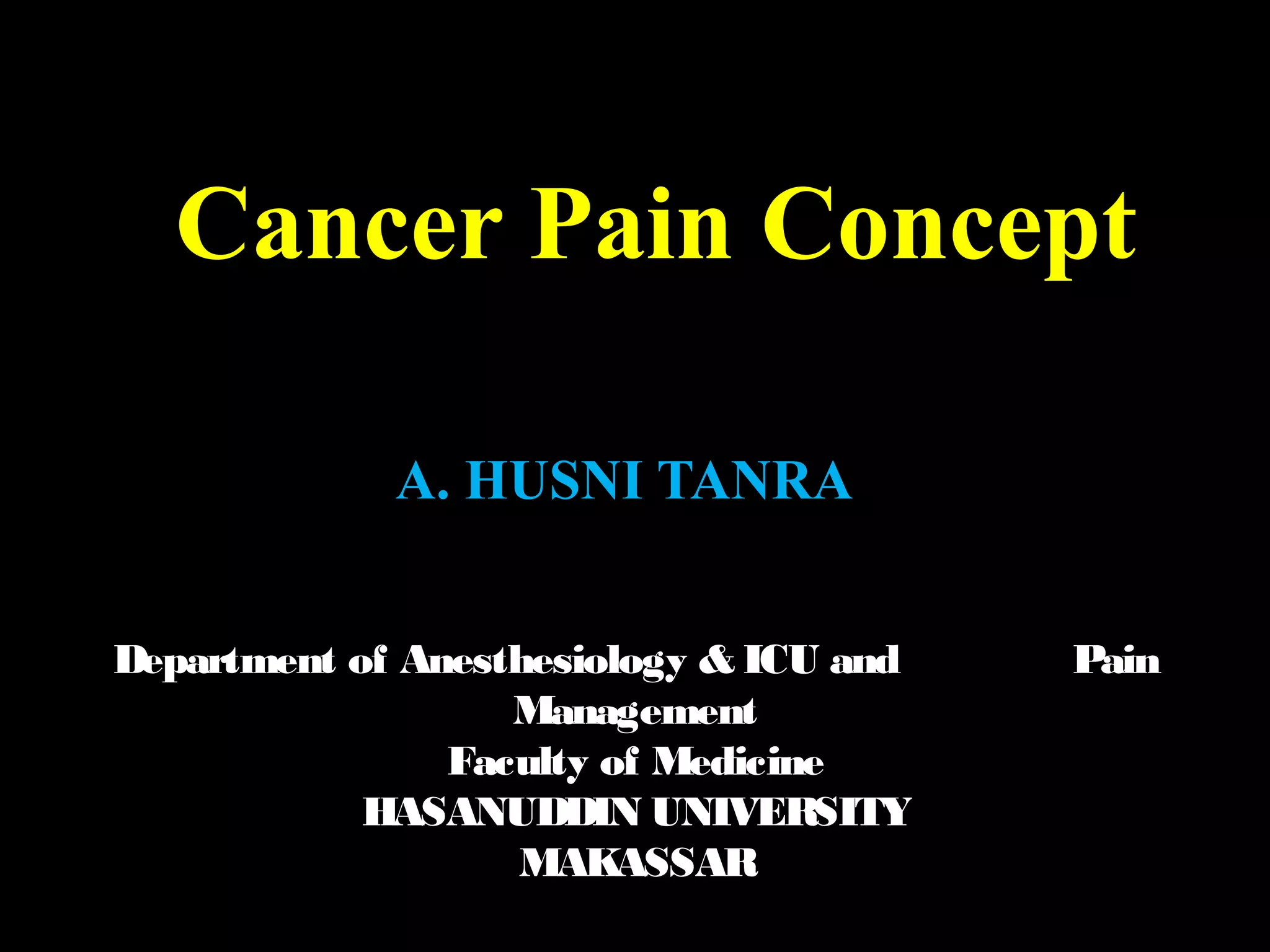 Cancer Pain | PPT