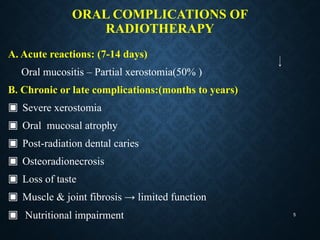 proper management of cancer patients from dental view | PPTX | Dental ...