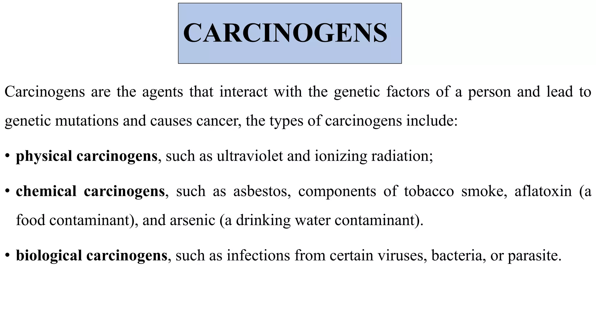 Overview and Management of Cancer | PPTX