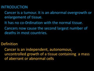 CANCER PPT.pptx | Cancer | Diseases and Conditions