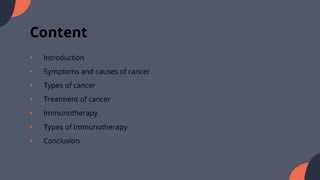 **Cancer Overview: Understanding Its Introduction, Symptoms, Causes ...