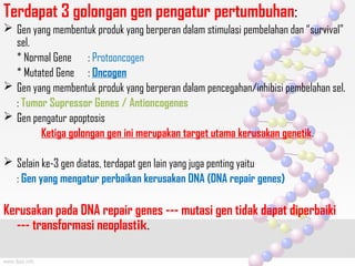 hereditas dalam kanker bagaimana genetika | PPTX