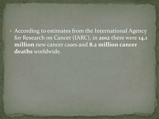 Cancer presentation | PPTX