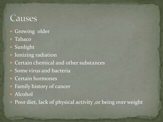 Cancer presentation | PPTX | Cancer | Diseases and Conditions