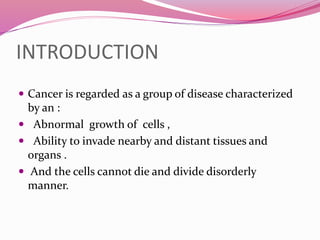 Cancer presentation | PPT