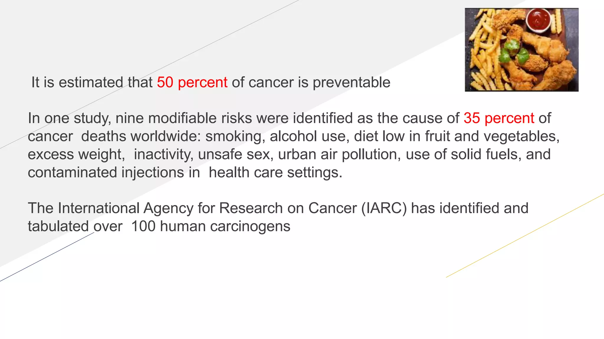 cancer prevention.pptx | Cancer | Diseases and Conditions