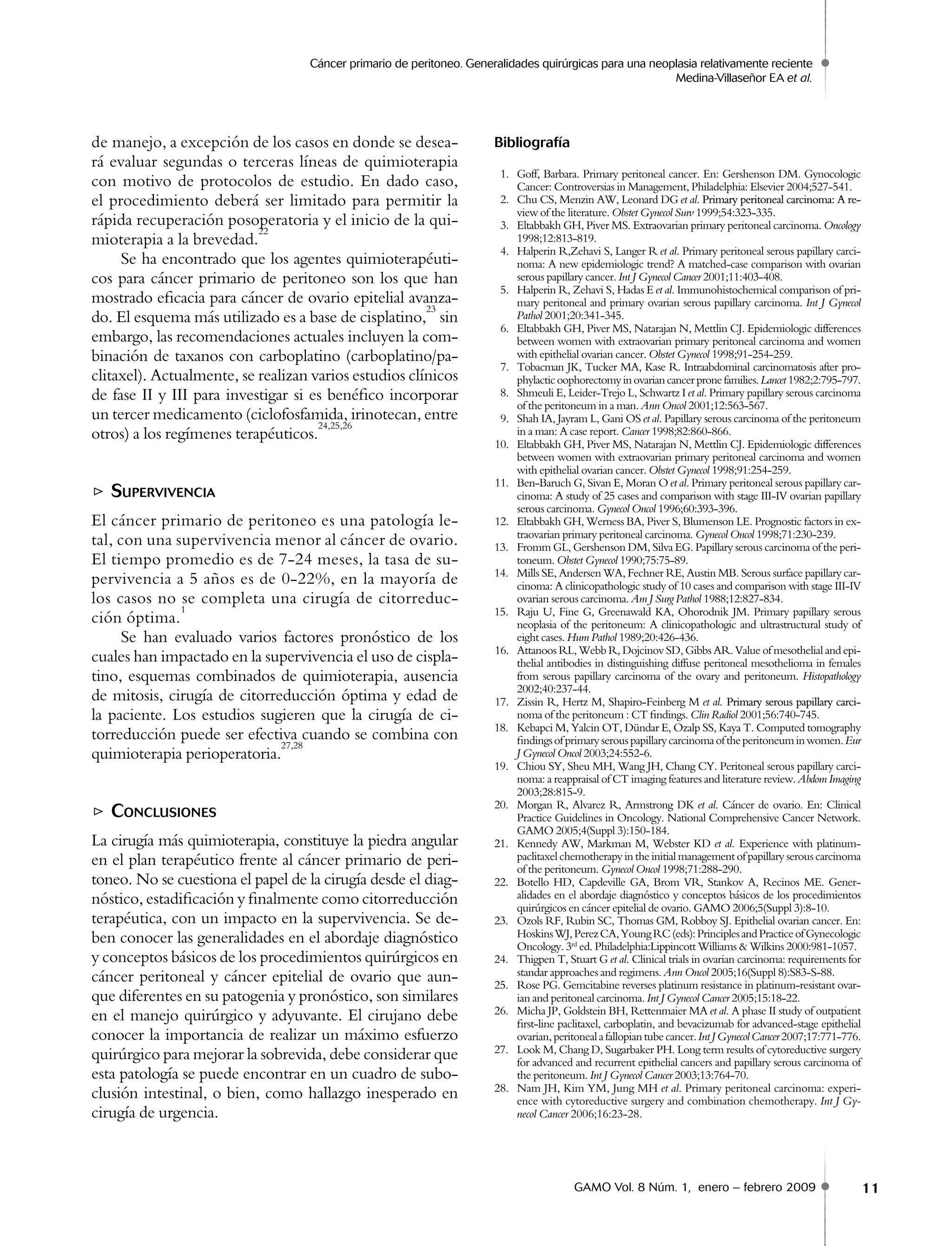 Cancer primario de peritoneo | PDF