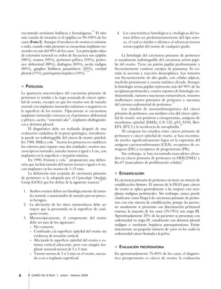 Cancer primario de peritoneo | PDF
