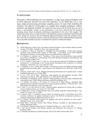 Cancer prognosis prediction using balanced stratified sampling | PDF
