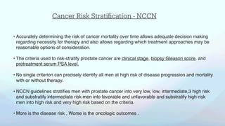 CARCINOMA PROSTATE - STAGING AND RISK STRATIFICATION | PDF