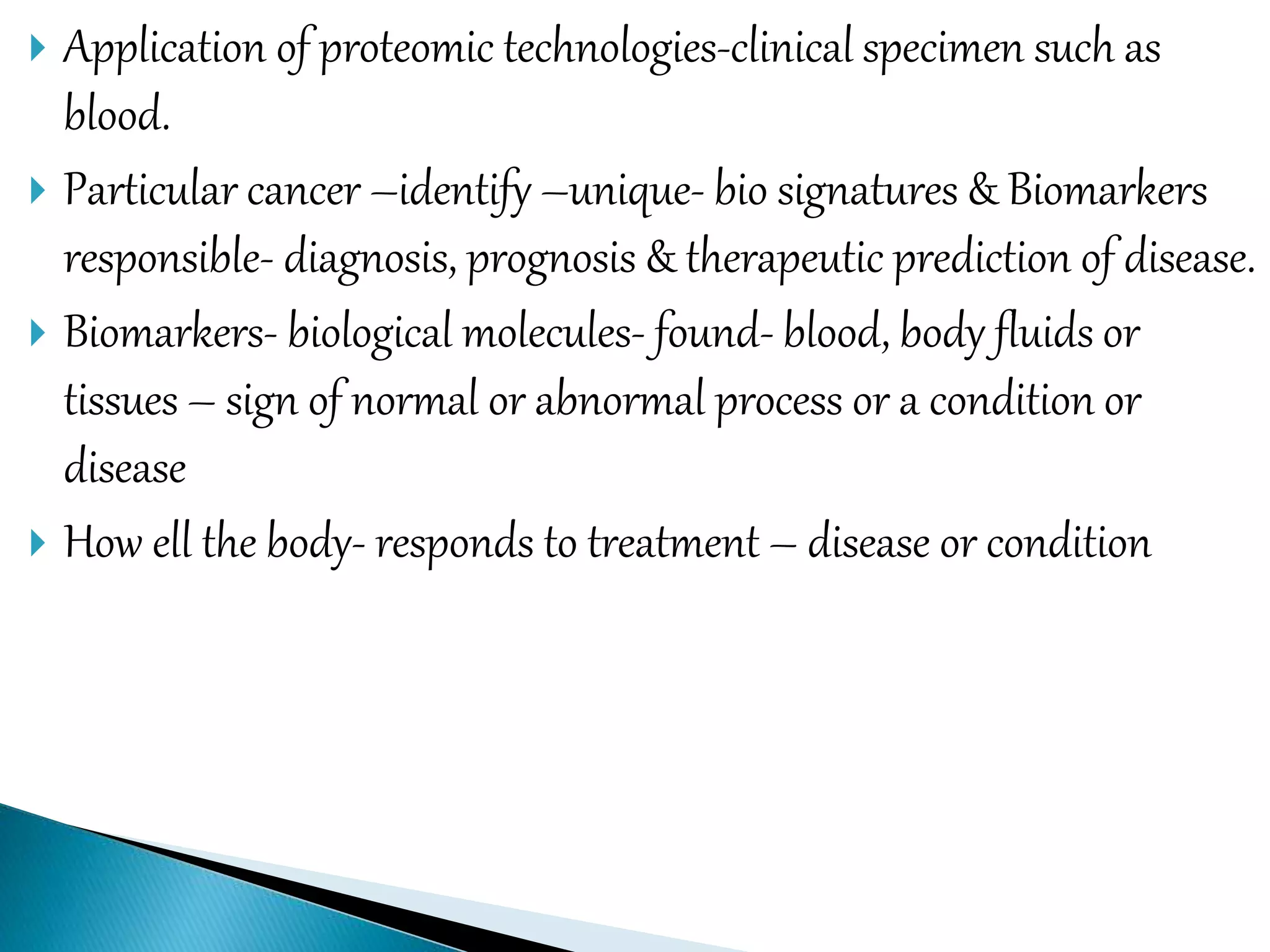 Ca ncer proteomics | PPTX