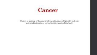 CANCER - COMMUNITY MEDICINE -POWERPOINT .pptx