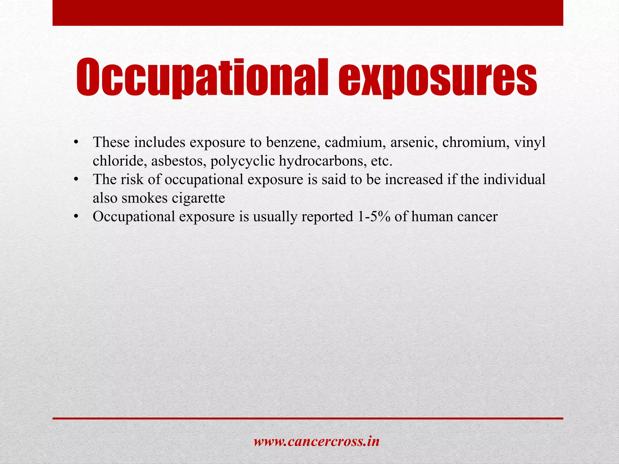 Cancer Risk Factors | PPTX