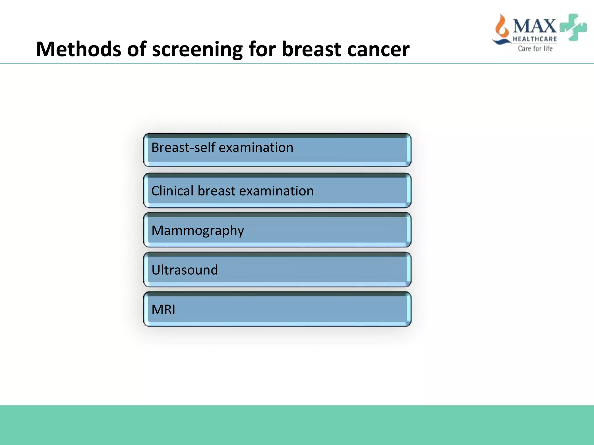 Cancer screening - Evidence, Expected benefits, Methods and Current ...