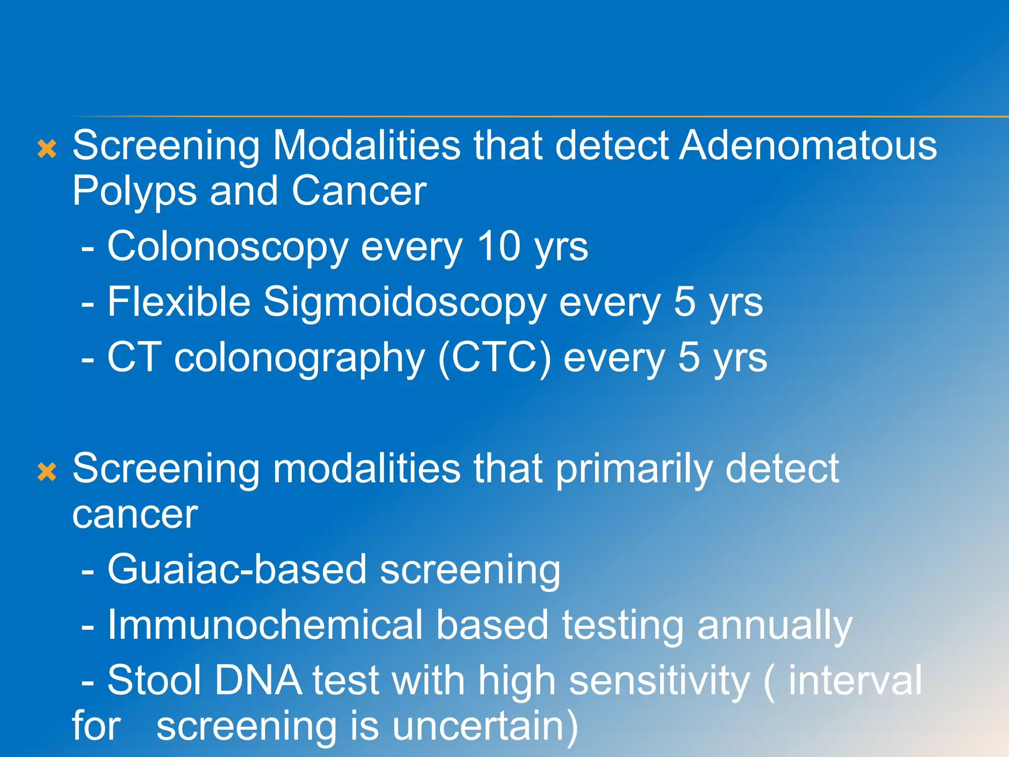 Cancer Screening | PPTX